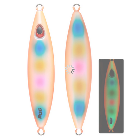 Jigging Pro 60g Orange Wonderbread Glow – Tangled Tackle Co.