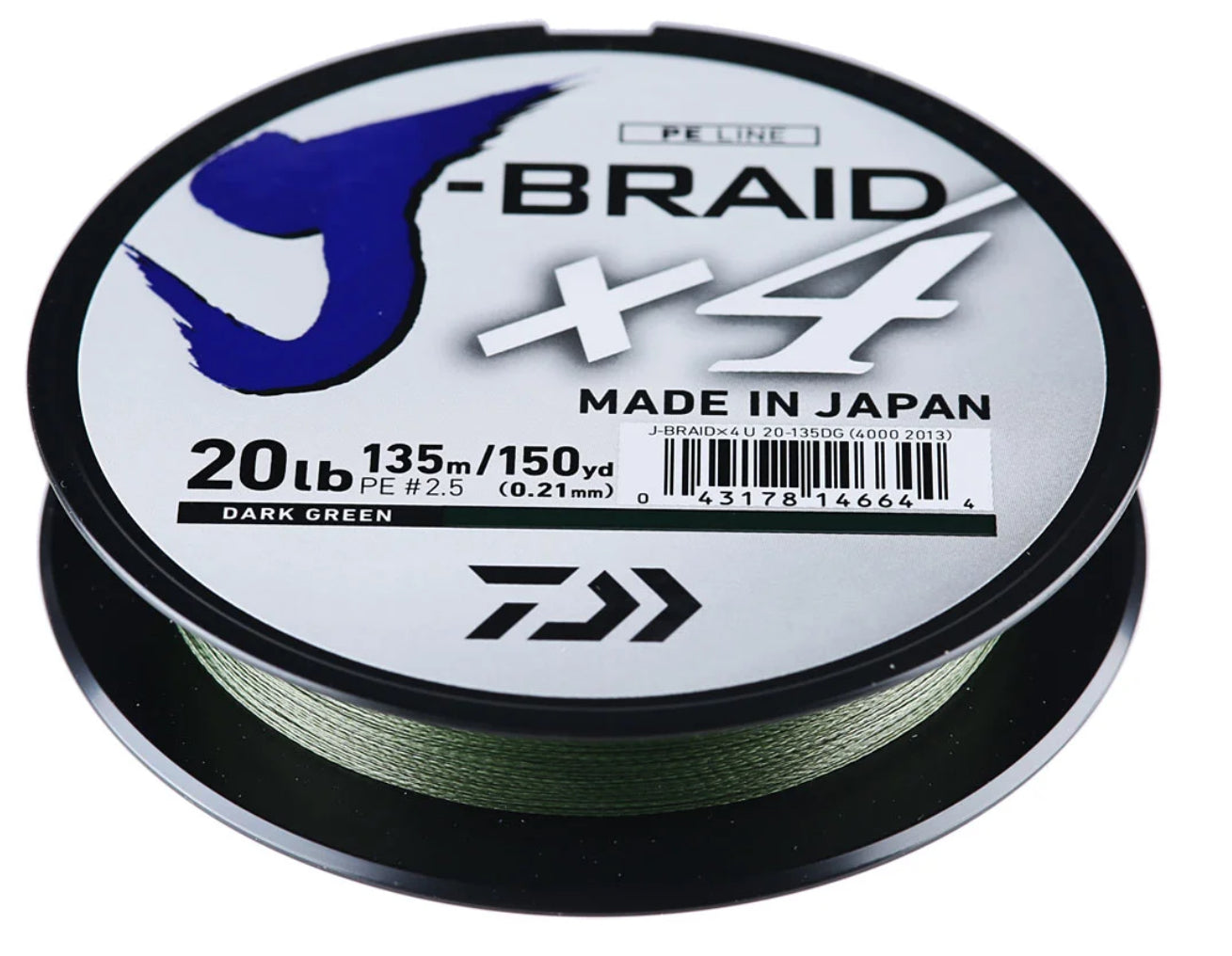 DAIWA J-BRAID FILLER SPOOL – Tangled Tackle Co.