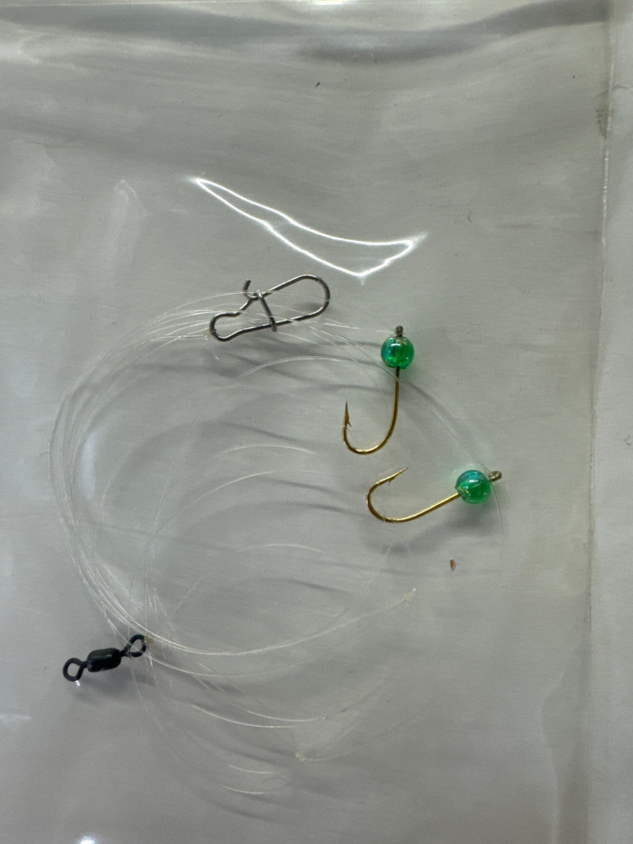 Tangled Tackle Perch Rig green bead – Tangled Tackle Co