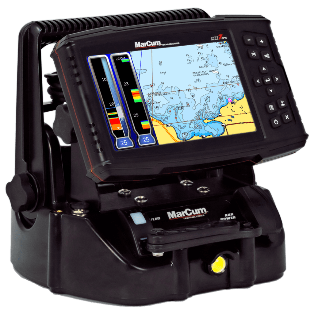 MarCum® MX-7GPSLi Lithium Combo GPS/Sonar System – Tangled Tackle Co.