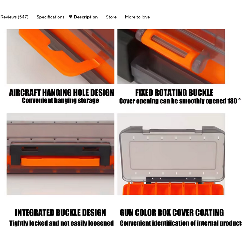 Double Sided Stick Bait Compact Tackle Box – Tangled Tackle Co