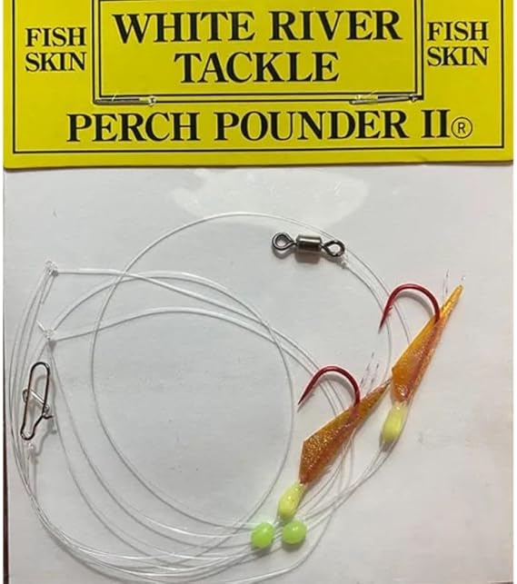 White River Tackle Perch Pounder 2 8lb Flurocarbon #6 hook – Tangled ...