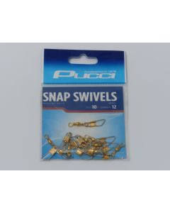 Pucci Barrel Swivels Size 5 Qty 12 – Tangled Tackle Co