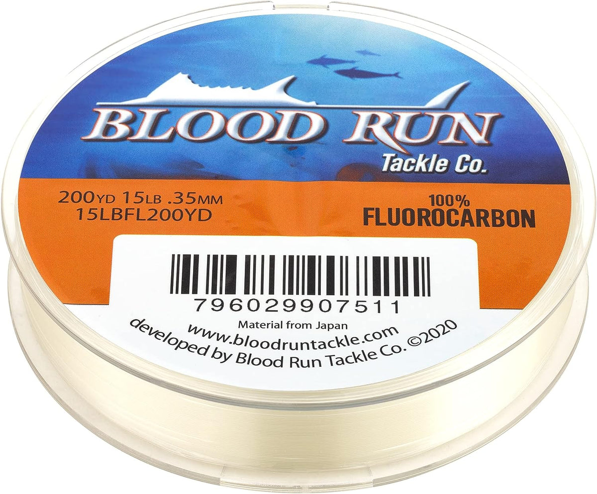 BLOODRUN 100% FLUORCARBON 200YD – Tangled Tackle Co