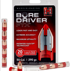 Hornady Manufacturing Co. Sabot 50 Cal 290gr Bore Driver FTX – Tangled ...