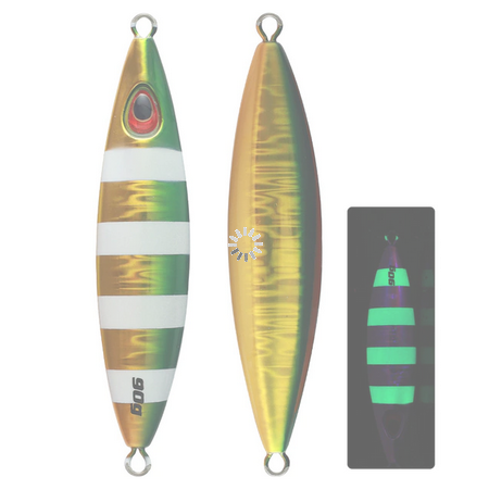 Jigging Pro 60g Green/Yellow Glow – Tangled Tackle Co.