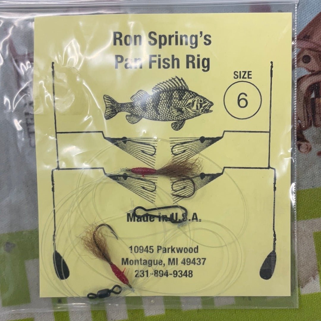 Ron Springs Panfish Rig Red with brown tail – Tangled Tackle Co.