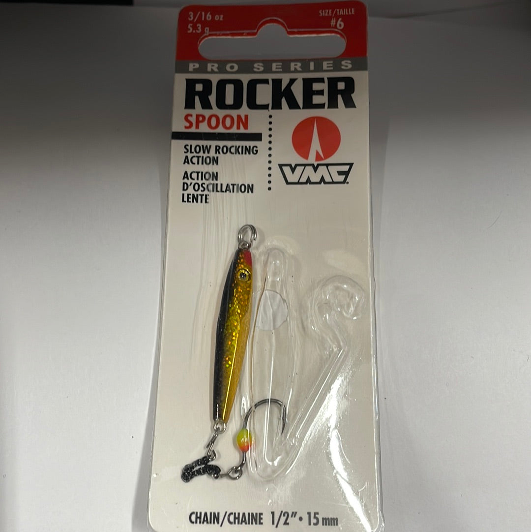 VMC Rocker Spoon 3/16 Golden Shiner – Tangled Tackle Co