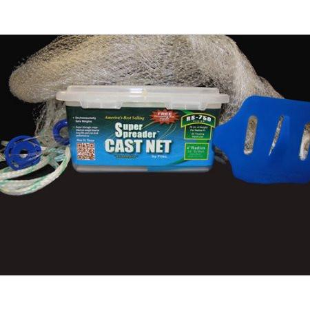 Super Spreader Cast Net 3/4lb-wt Model 10150 – Tangled Tackle Co
